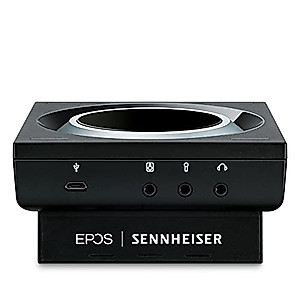 EPOS | Sennheiser GSX 1000 Gaming Audio Amplifier / External Sound Card, with 7.1 Surround Sound, Side Tone, Gaming DAC and EQ, Headphone amp Compatible with Windows, Mac, Laptops and Desktops.
