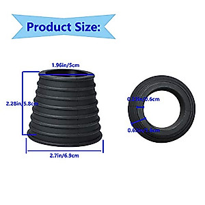 Ketofa Umbrella Cone Wedge ,Patio Umbrella Wedge Plug Fits Umbrellab Pole Diameter in 1.5" Great for Patio Table Hole Opening 1.94 to 2.7 inch，2Pcs