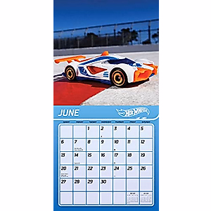 Hot Wheels 2021 Wall Calendar