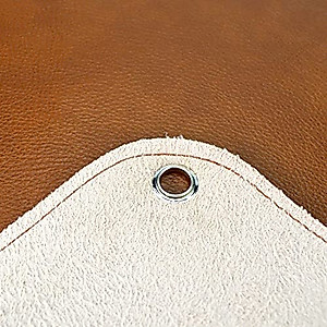 Linkidea Vegan Leather Splat Mat for Under High Chair Floor Protector (39" L x 39" W)