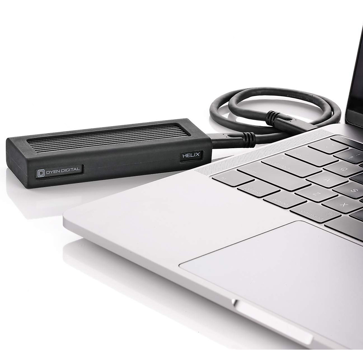 Oyen Digital Helix Dura 4TB USB-C (USB 3.2 Gen2) NVMe Portable SSD, Up to 1050MB/s (DM2-P8-4T-BK)