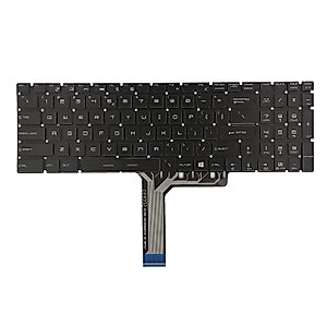 Replacement Keyboard for MSI GS75 GE75 GF75 GE72 GP75 GT72 GE72VR GL75 GL72 GP62 GL72 GL65 GL62 GL62M GL63 GS63 GS63VR GE63 GE62 Series Laptop with Backlit US Layout