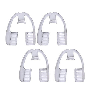 BESPORTBLE 4PCS EVA Food Grade Mouth Guard Dental Night Protector Tooth Grinding Guard for Sleep Men Women