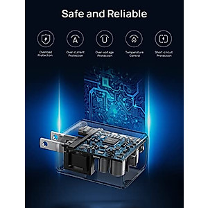 20W USB C Charger, JSAUX USB-C PD Fast Charger Block Type C Wall Charger Power Adapter Compatible with iPhone 14/14 Pro/14 Pro Max/14 Plus/13/12/11/SE, iPad Pro/Air, Google Pixel 6/5/4, Galaxy S22 S21