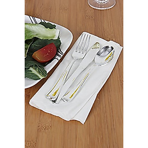 2dayShip Cloth-like Guest Towels 12 X 17 White Disposable Hand Napkins - 100 Pack