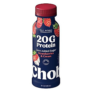 Chobani® 20g Low-Fat Greek Yogurt Drink Strawberries & Cream 10 fl oz