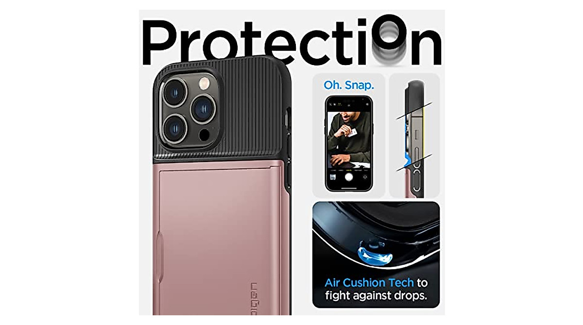 Spigen Slim Armor Case for iPhone 14 Pro Max - Rose Gold