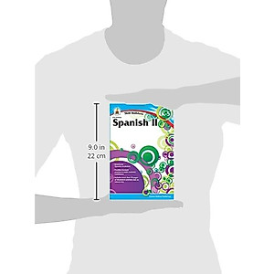 Carson Dellosa – Skill Builders Spanish II Workbook, for Grades K–5, 80 Pages With Answer Key