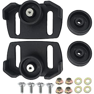 Giltswift Universal Roller Snowblower Skid Shoes 490-241-0038 Fits Most 2 and 3 Stage Snow Throwers with Hardware kit