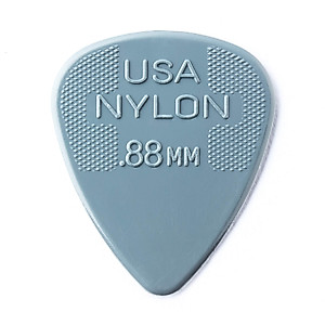 JIM DUNLOP 44P.88 Nylon Standard, Dark Gray, .88mm, 12/Player's Pack, Small