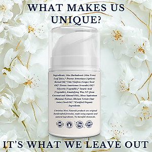 Anise Facial Moisturizer Cream from Plant Extracts & Oils That Truly Moisturizes, Can Help Soften & Sooth, Lightweight, Not Greasy, For ALL Skin Types