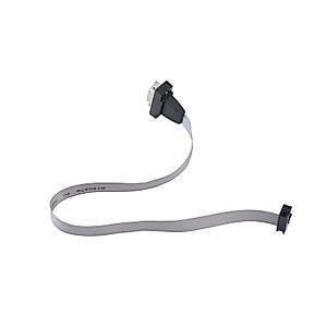 Antrader 12 Inch (30cm) DB9 Serial Male Port Bracket to 10 Pin Motherboard Header Panel Mount RS232 Serial Adapter Cable 6Pcs