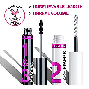 Mascara Kit By Wet n Wild Lash-O-Matic Mascara Fiber Extension Kit - Very Black