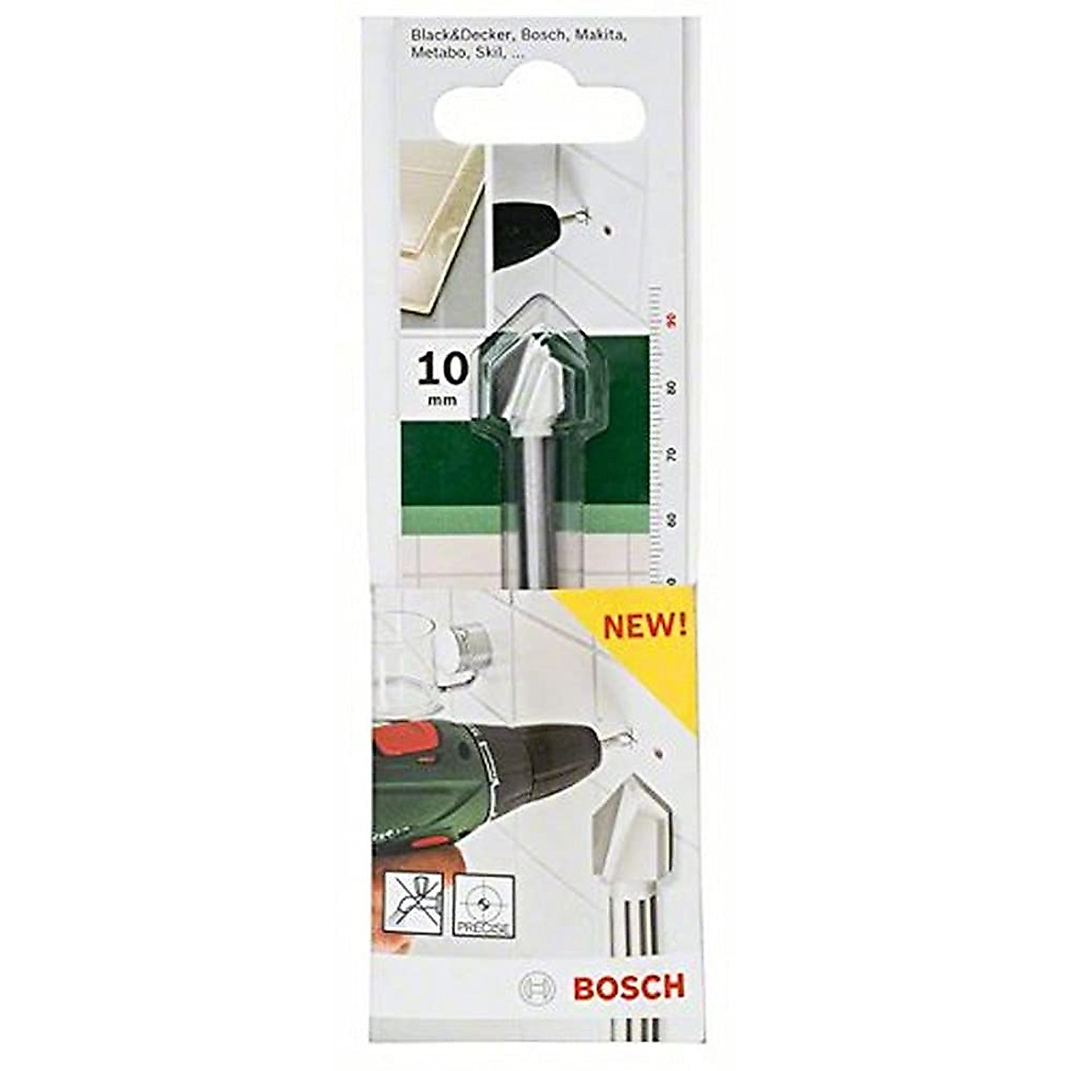 Bosch Accessories 2609255584 Tile Drill Bit for Soft and Medium Density Tiles