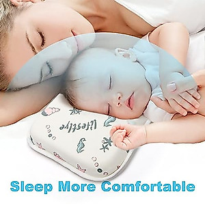 HEGABABY Baby Pillows for Sleeping,Baby Pillow Breathable Set for Infants & Toddlers 16X10IN