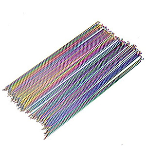 SEEMIE Bicycle Spoke Road Bike 304 Stainless Steel 14G 259/261/271/273/291/293mm (Color : 275 50pcs)