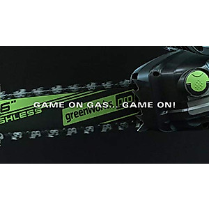 Greenworks Pro Bare Tool 60-Volt Max Lithium Ion 16-Inch GEN2 Brushless Cordless Electric Chainsaw; Battery and Charger Not Included