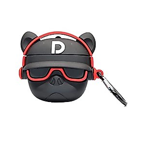 Cartoon Case for Apple Airpods 2nd Generation Anime, Fun Cute Kawaii Protective Case Anti-Fall Headphone Case for Airpods Case Cover (AirPods 2/1, Music Dog)