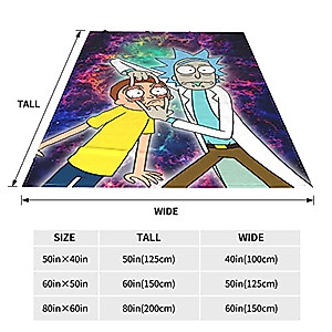 Cartoon Blanket for Kids Adults, Super Soft Flannel Throw Blanket Home Bed Sofa Flannel Suitable Comfortable for All Season 50"X 40"