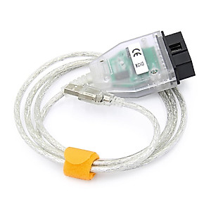 Washinglee OBD2 Diagnostic Cable Compatible for BMW E Series, for Subaru, for E60 E61 E70 E81 E83 E87 E90, E1, E92, E93 and R56. (Slide Switch)