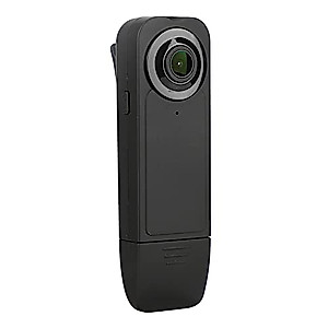 ASHATA Mini Body Camera HD 1080P Auto Save 6 Hours Battery Support 32GB Back Clip Law Enforcement