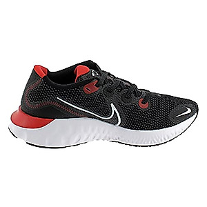 Nike Men's Renew Run Running Shoes (Black/White-University Red, 9.5)