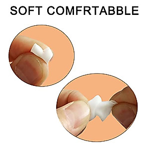 Luckvan Double Flange Earbuds Tips for Beats Studio Buds/Beats Fit Pro Ear Tips Replacement for Powerbeats Pro Beats Flex Beats Earbuds Anti-Slip 6 Pairs LMS White