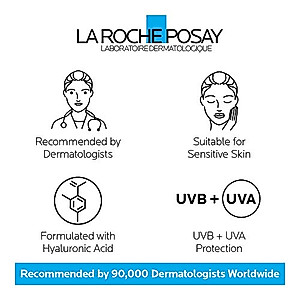 La Roche-Posay Hydraphase Intense UV Face Moisturizer SPF 20 with Hyaluronic Acid, Daily Moisturizer with SPF, Safe for Sensitive Skin, 1.69 Fl Oz