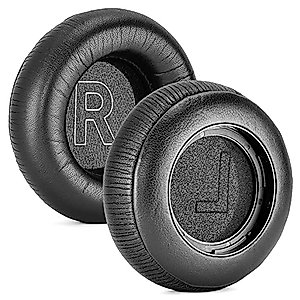 defean H9 H7 H9i Upgrade Quality Sheepskin Leather Ear Pads - Ear Cushion Replacement Earpad Compatible with Beoplay H9 H7 H9i Headphones(Black), High-Density Noise Cancelling Foam, Added Thickness