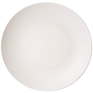 Coza Design- Durable Plastic Plate Set- BPA Free- Set of 6 (White)