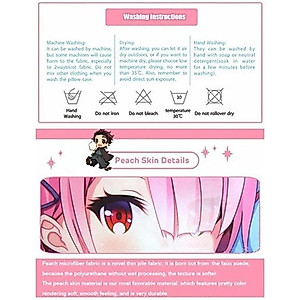 TANGYAN Fluttershy My Little Pony MLP Body Pillow Cover/Case with Zipper Closure Peach Skin 150 x 50cm(59in x 19.6in) Anime Fans Gift Home Room Decor