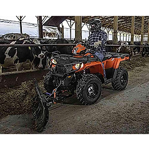 Polaris Glacier® Pro Lock & Ride Steel ATV Plow Frame, Black - 2879630