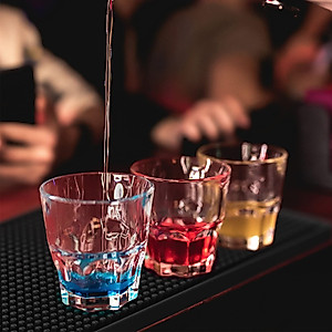 Noverlife 2PCS Barber Work Station Mat for Salon, Flexible PVC Heavy Duty Antiskid Rubber Mat for Stations, Service Mat Cushion for Bar, Heat-Resistant Pad Tools for Styling Hair Dryers Hair Trimmers