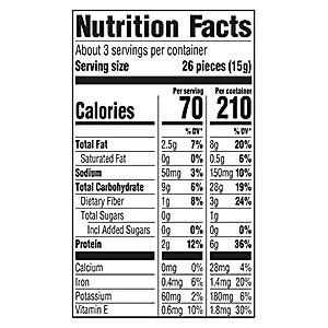 Gerber Snacks for Baby Organic Lil Crunchies, Plant-tastic, White Bean Hummus, 1.59 Ounce (Pack of 6)