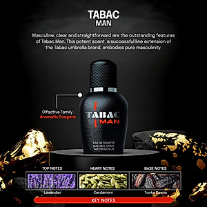 Tabac Man Black By Maurer Wirtz Eau-de-toilette Spray, 1.7-Ounce