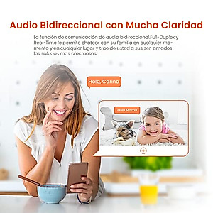 Tenda Gold Baby Monitor, 1080p HD Smart Home Pan/Tilt Camera with Night Vision, Motion Detection for Baby Monitor, Two-Way Audio, with Smartphone App, Designed for Moms and Babies (CP3)