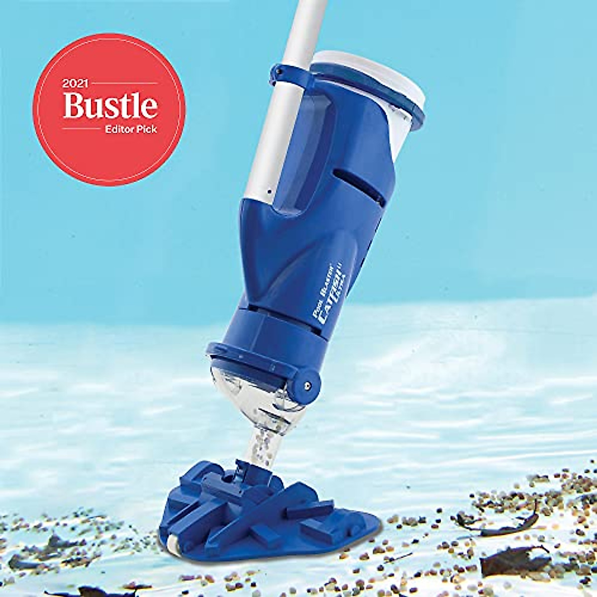 POOL BLASTER Catfish Ultra Rechargeable, Battery-Powered, Pool-Cleaner, Ideal for In-Ground Pools and Above Ground Pools for Cleaning Leaves, Dirt and Sand & Silt.