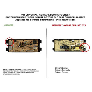 GLOB PRO SOLUTIONS SF5311-S8204 SF5401-S9505 SF5401-S9505E A03619505 CKD5661 Oven Control Board 10" ¾ Length Approx.