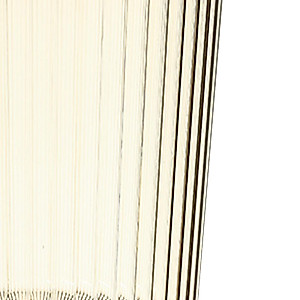 Serlium Transparent Garbage Bin with Top Ring Easy Large Capacity Trash Bin Can Garbage Basket for Household (4#)