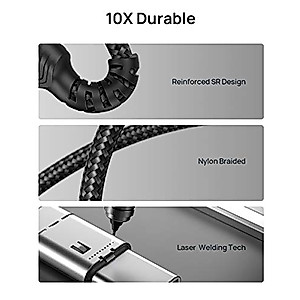 USB C Extension Cable 2M/6.6FT, JSAUX USB C 3.2 Extender Cord Male to Female Support PD 𝟭𝟬𝟬𝙒/5A Fast Charging, 10Gbps Sync Transfer Compatible with Steam Deck, USB C Hub, MacBook/iPad Pro, Magsafe