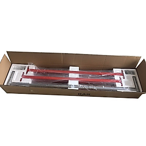 Athletic Bar Expandable Horizontal Standard Kip Bar with Free Removable Foam Padded Bar Pad for Training, Gymnastics Pink