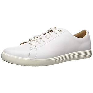 Cole Haan womens Grand Crosscourt Sneaker, Bright White Leather/Optic White, 8 US
