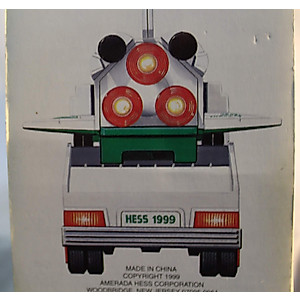 Hess 1999 Truck and Space Shuttle with Satellite