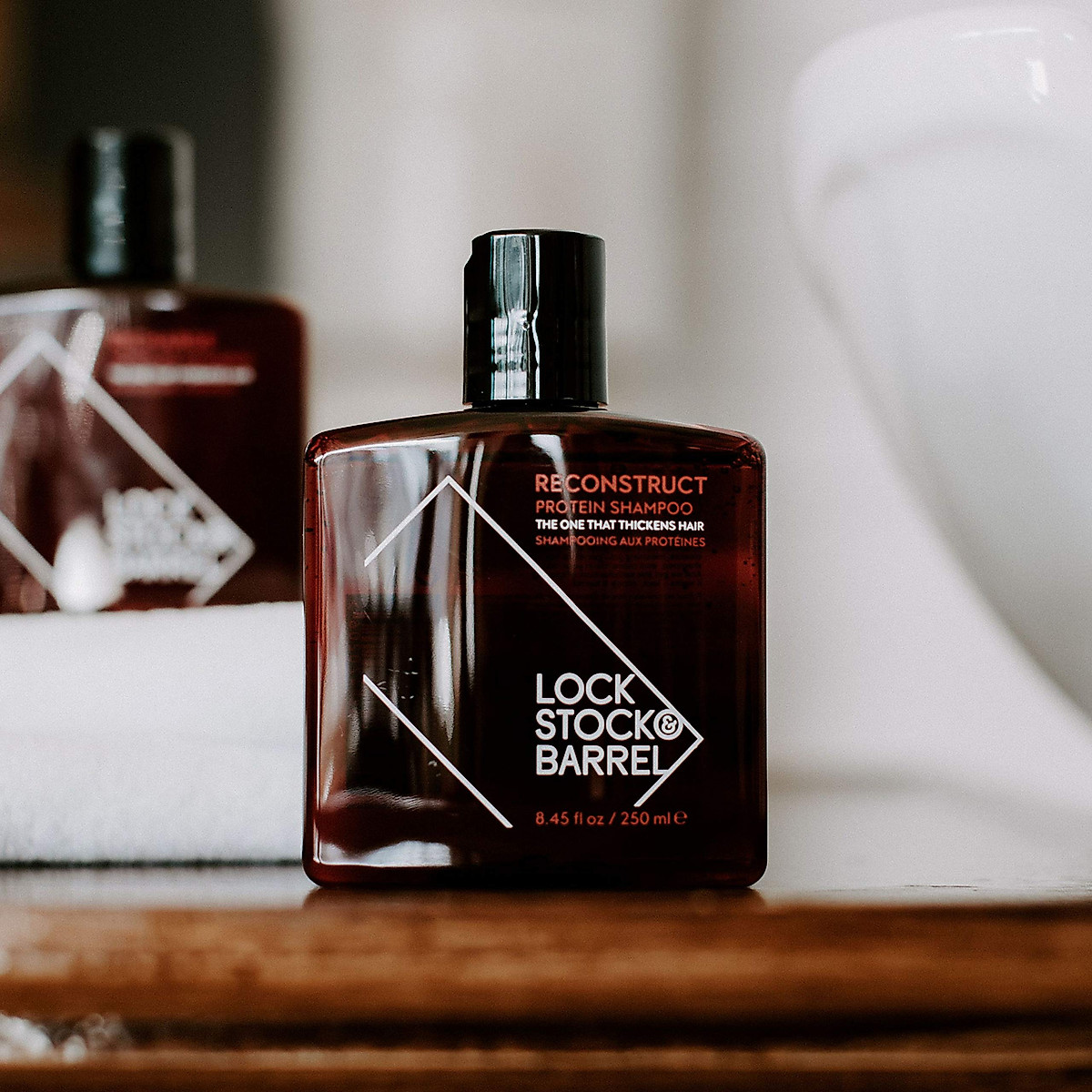 Lock Stock & Barrel Reconstruct Protein Thickening Shampoo For Men 250 ml