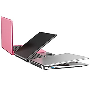 Goldengulf Portable 12.5" HD Laptop Computer 6GB ROM 64GB RAM Windows 10 Preinstalled Intel Quad Core Netbook Thin & Light Bluetooth Webcam HDMI Zoom Long Battery Life (Black)