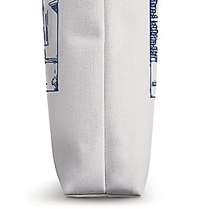 Shakespeare and company, vintage library blue Tote Bag