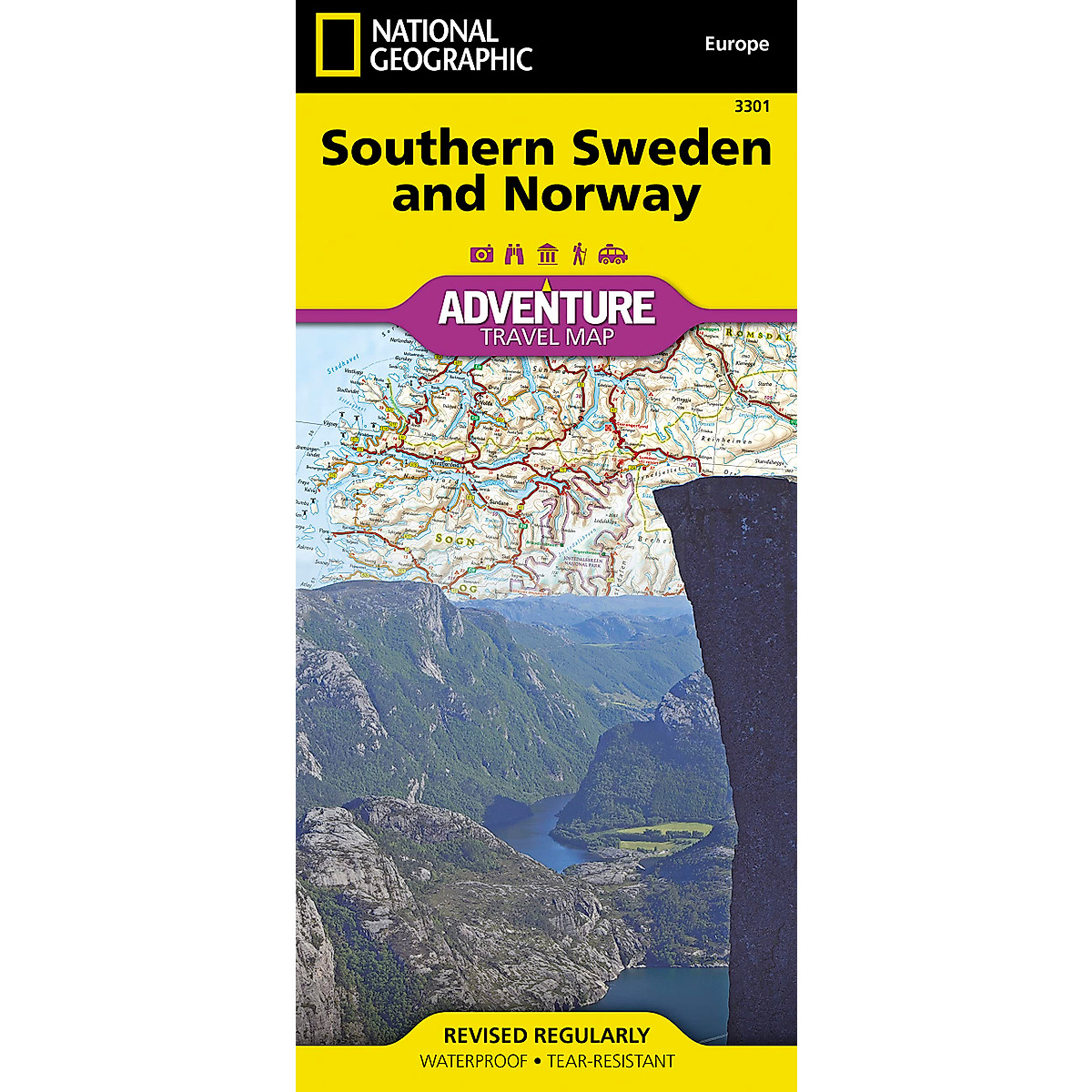 Southern Sweden and Norway Map (National Geographic Adventure Map, 3301)