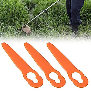 Gavigain 24PCS Blade, String Trimmer Head Blades Replace Plastic Cutter Blades Replacement Wacker Head Blades Fits Lawn Mower Trimmer Blades Accessories for Cordless Grass Trimmer