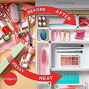 Copco Basics Interlocking Bin Set, 8-Piece, White