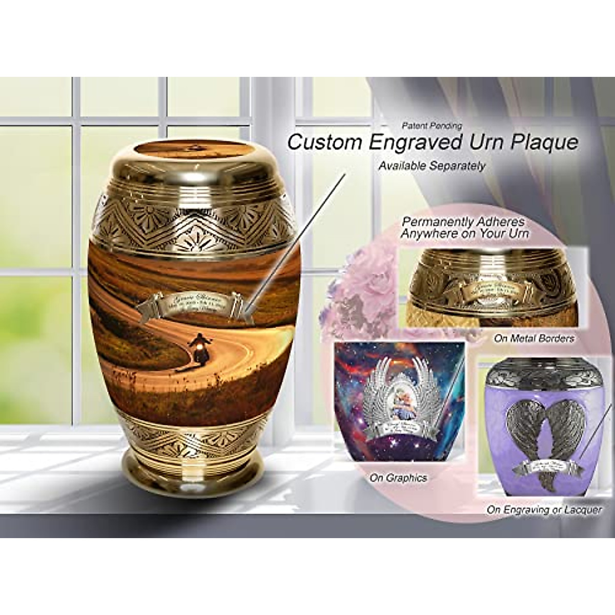 Motorcycle Urn - Cremation Urns for Human Ashes Adult for Funeral, Burial, Niche, or Columbarium Cremation - Urns for Adult Ashes - Cremation Urns for Human Ashes - Large